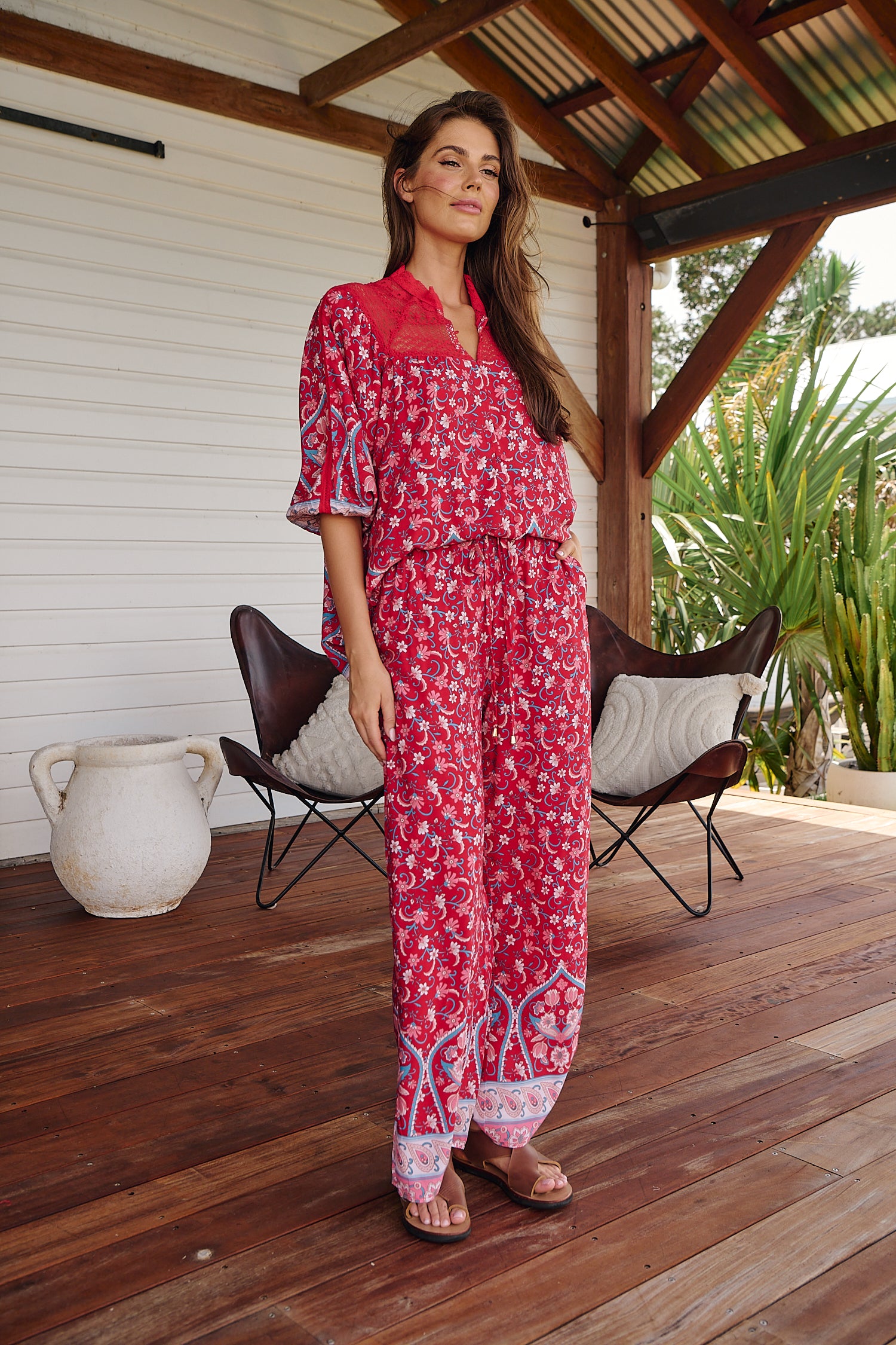 Cici pant - Ruby Rouge – Arizonia Rose