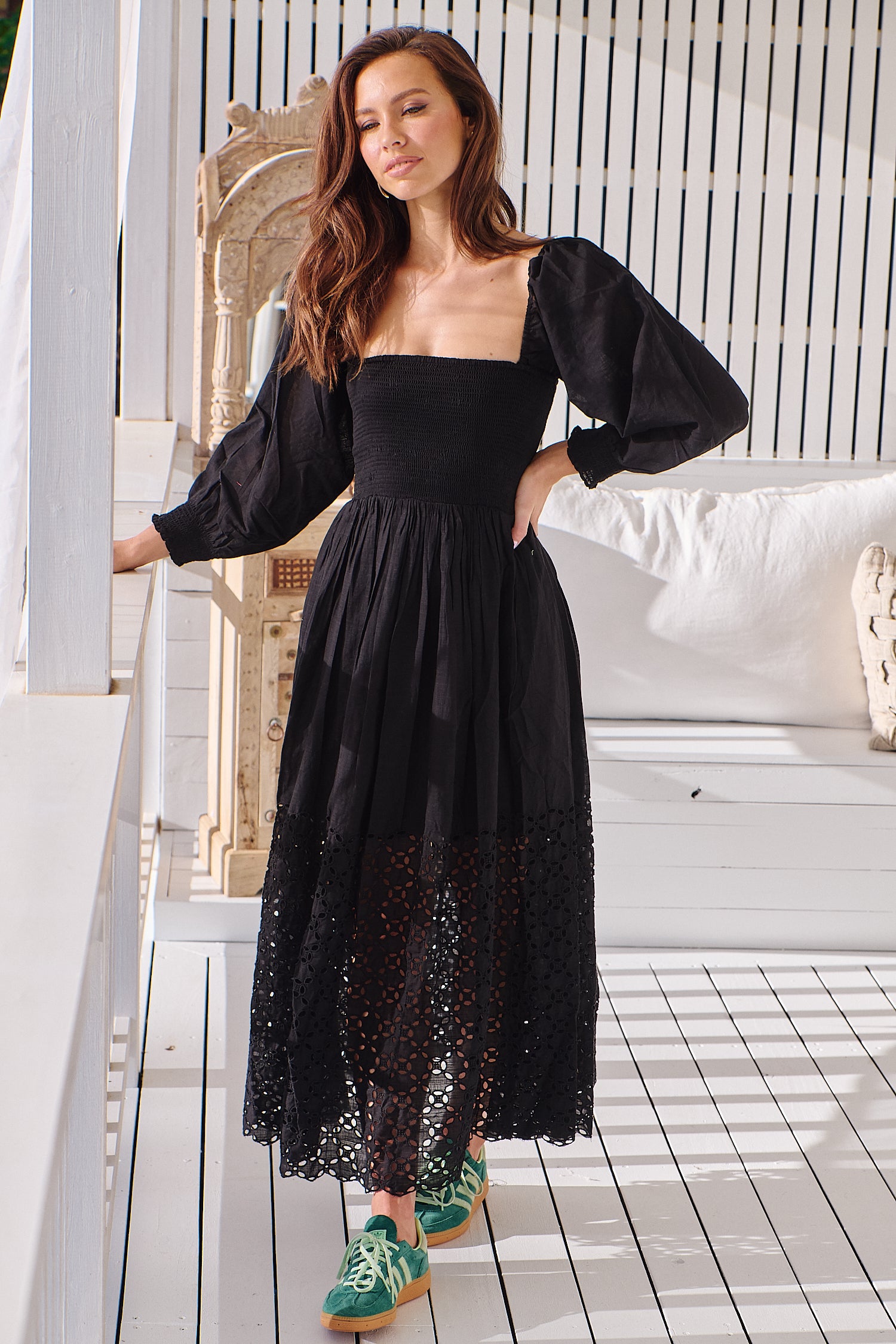 Perfect Storm Midi- Black ~ Free People – Arizonia Rose