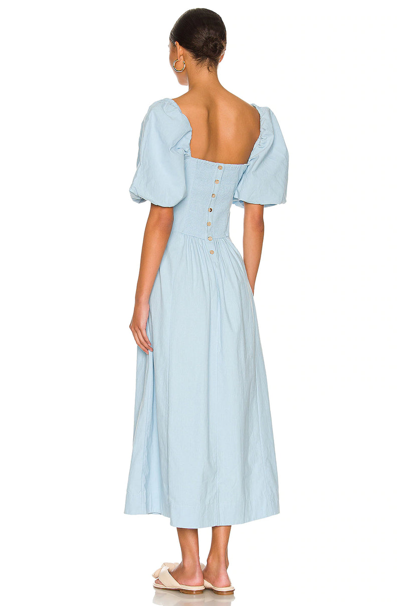Aint She Beaut Midi Dress ~ Hot Spring Arizonia Rose