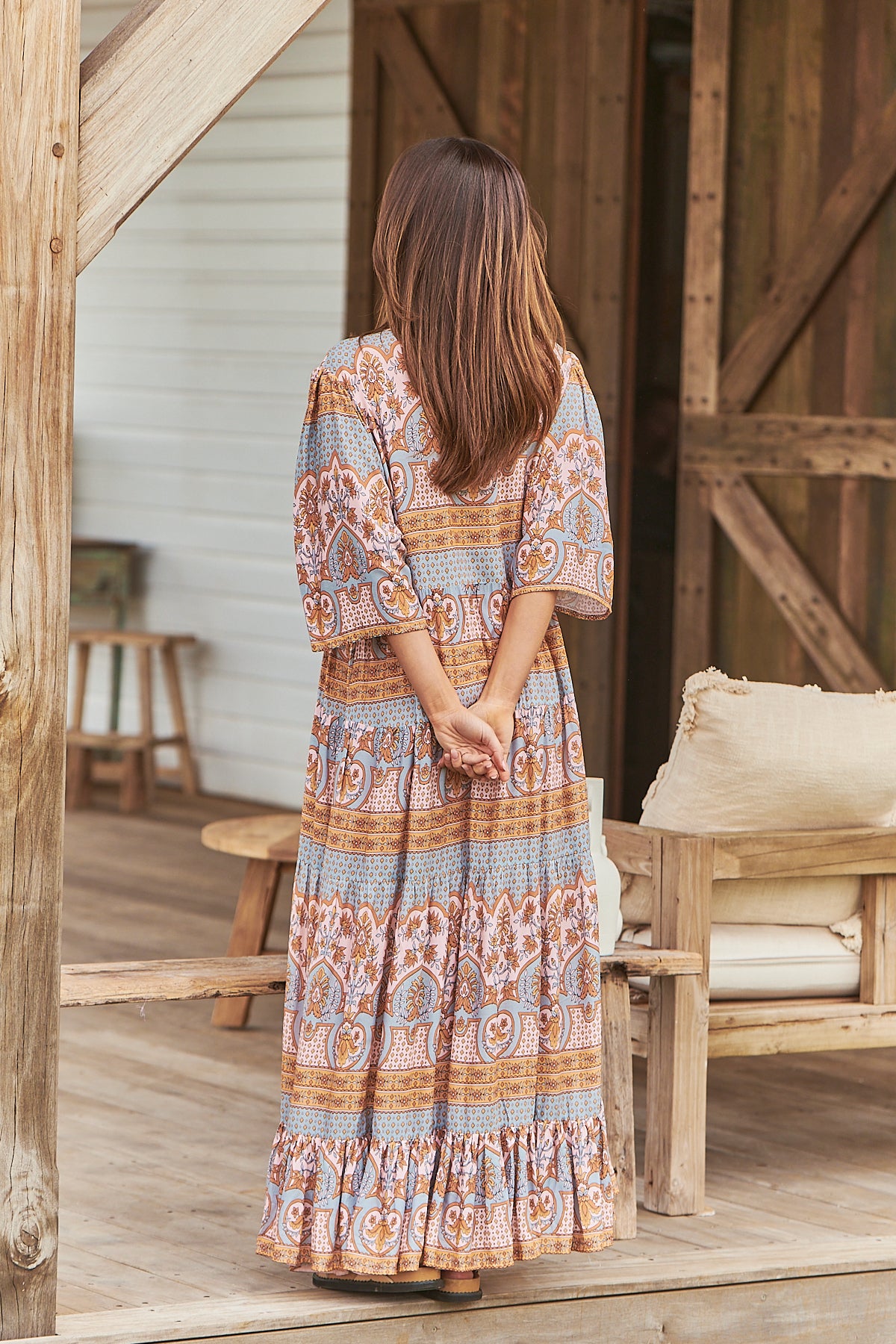 Jazmin Maxi Dress - Grey Odessa – Arizonia Rose
